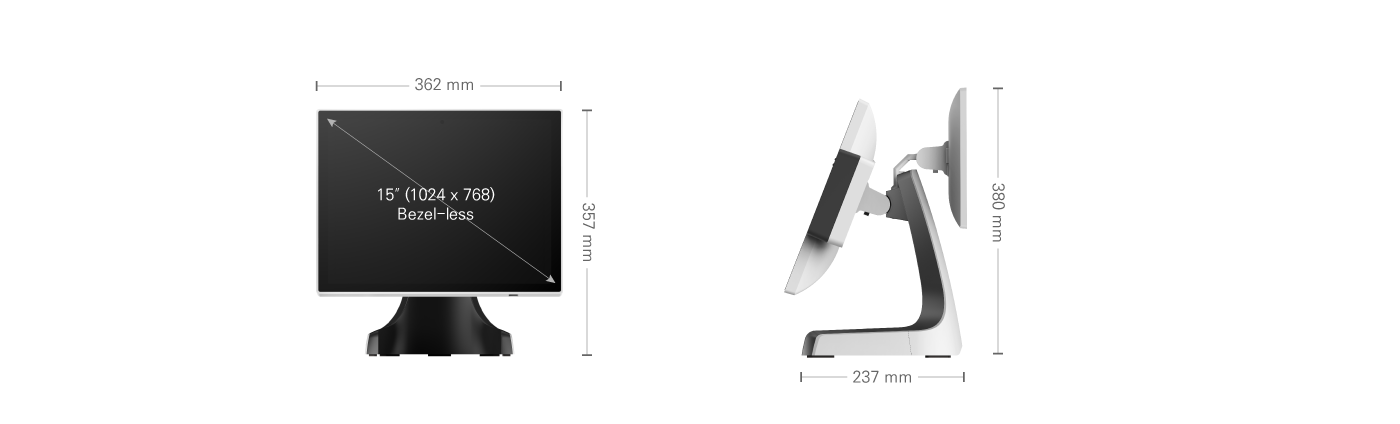 P2C 250 I POS · KIOSK l ImU